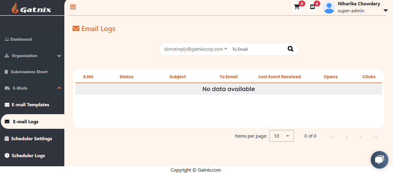Viewing Email Logs Track Your Sent Emails History